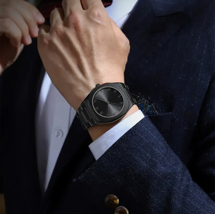 Black Arabic Stainless Steel Aura Watch – TUSSLEHUB