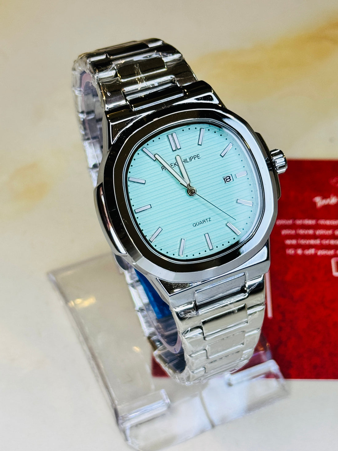 Silver Tiffany Nautilus Premium Watch – TUSSLEHUB